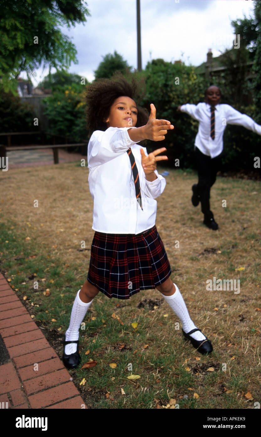 Hyperactive girl classroom hi-res stock photography and images - Alamy