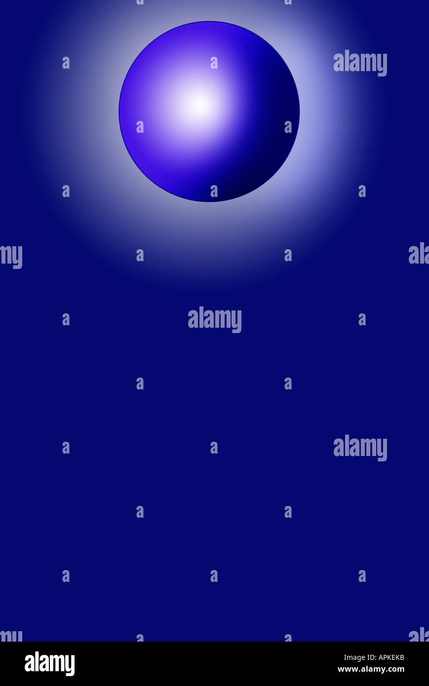 Glowing Floating Ball Sphere Stock Photo - Alamy