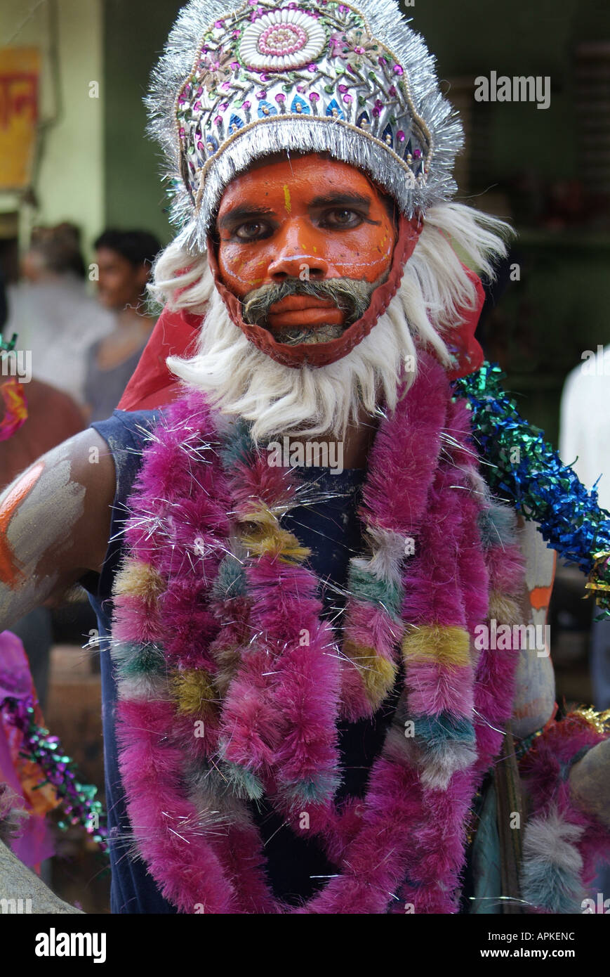Pilgrim at the Pushkar Camel Fair in India Stock Photo - Alamy