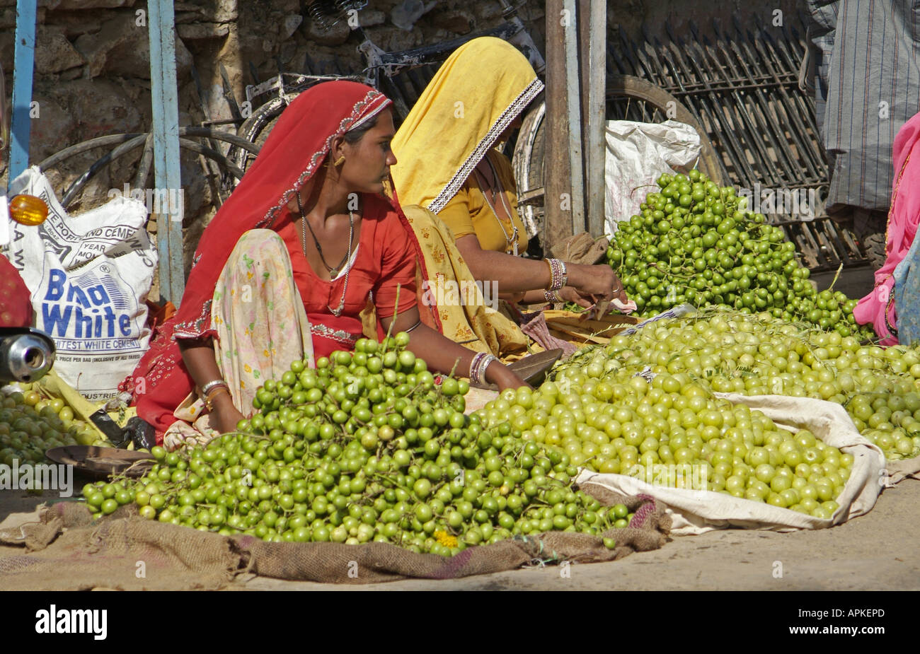 Pushkar street scene india woman hi-res stock photography and images - Alamy