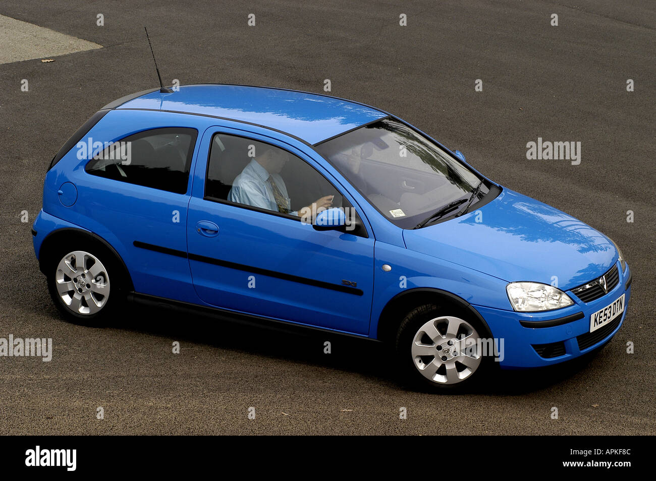 Blue vauxhall corsa hi-res stock photography and images - Alamy