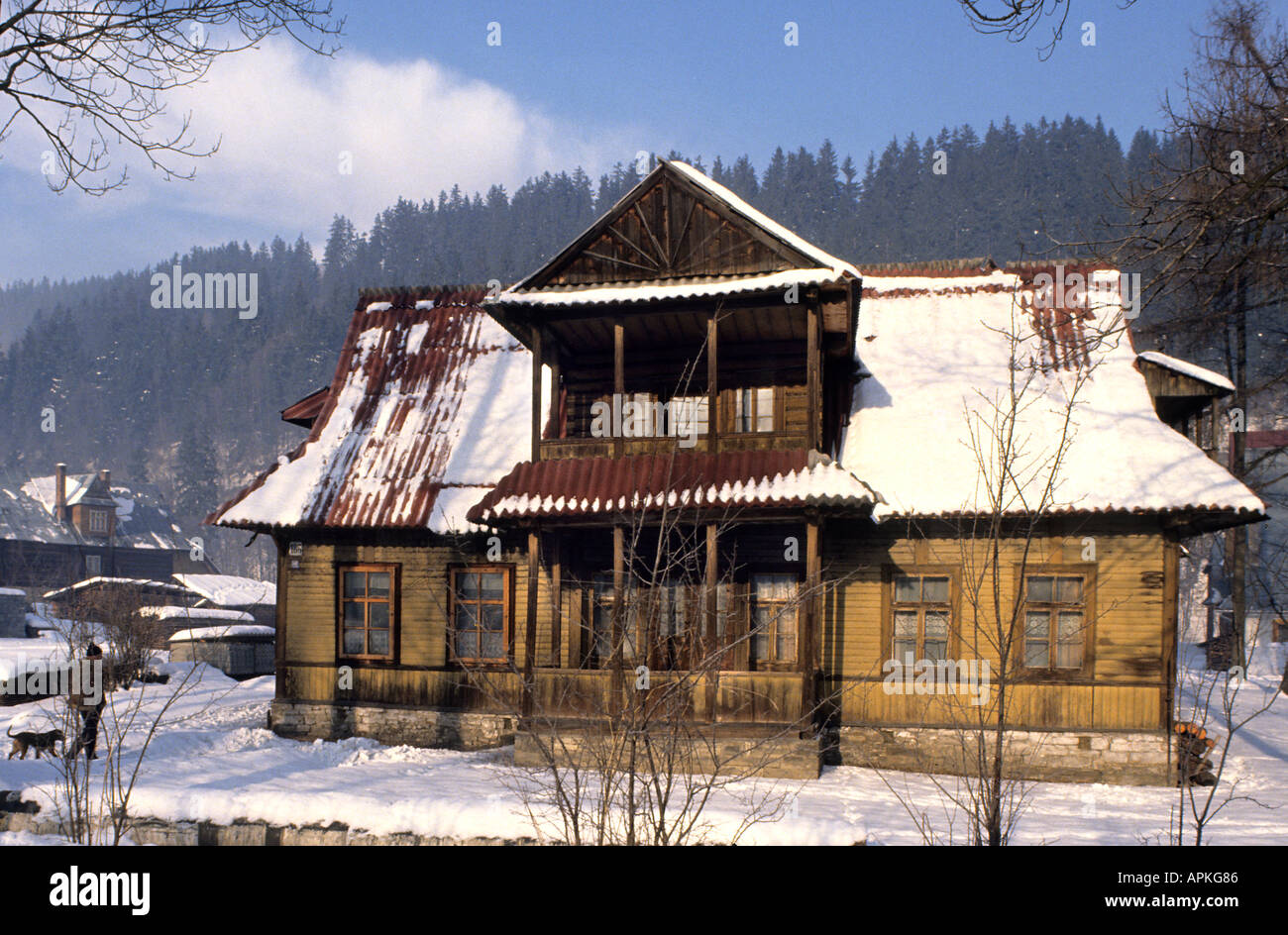 Poland Polish Farm Farms Zakopane Farm Farms Stock Photo - Alamy