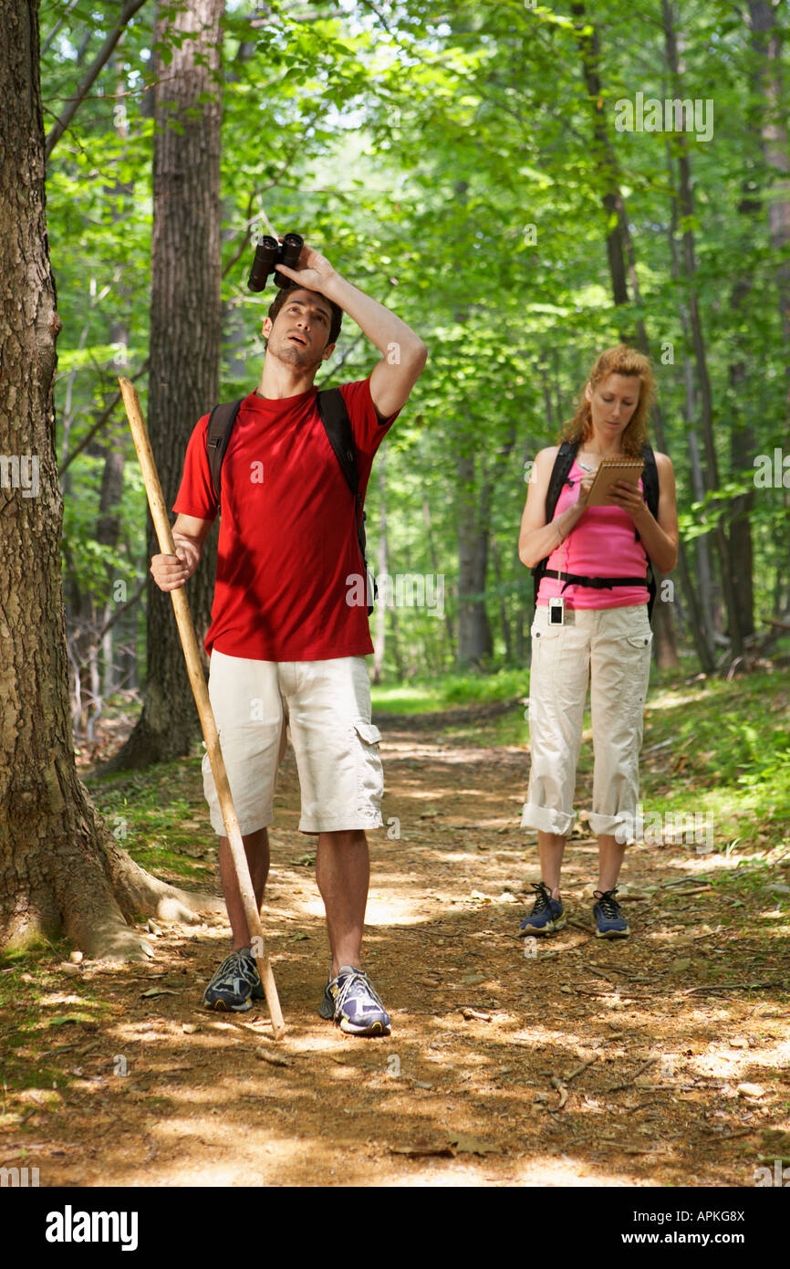 Man watching birds hi-res stock photography and images - Alamy
