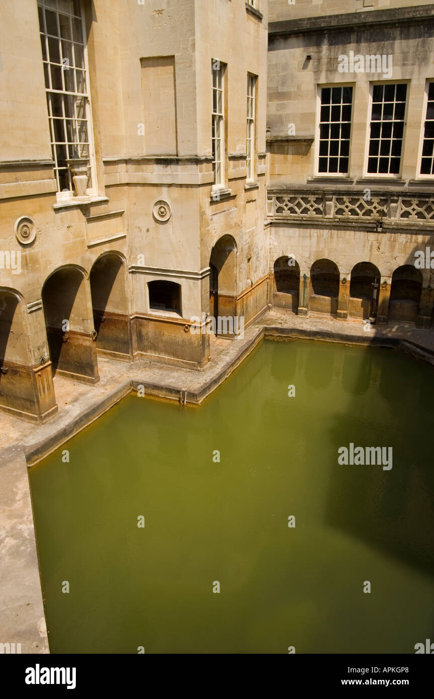 Kings Bath, Roman Baths, BATH, England UK Stock Photo - Alamy