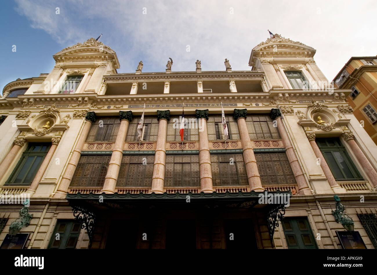 Entrance to Opera House, Nice, France Stock Photo - Alamy