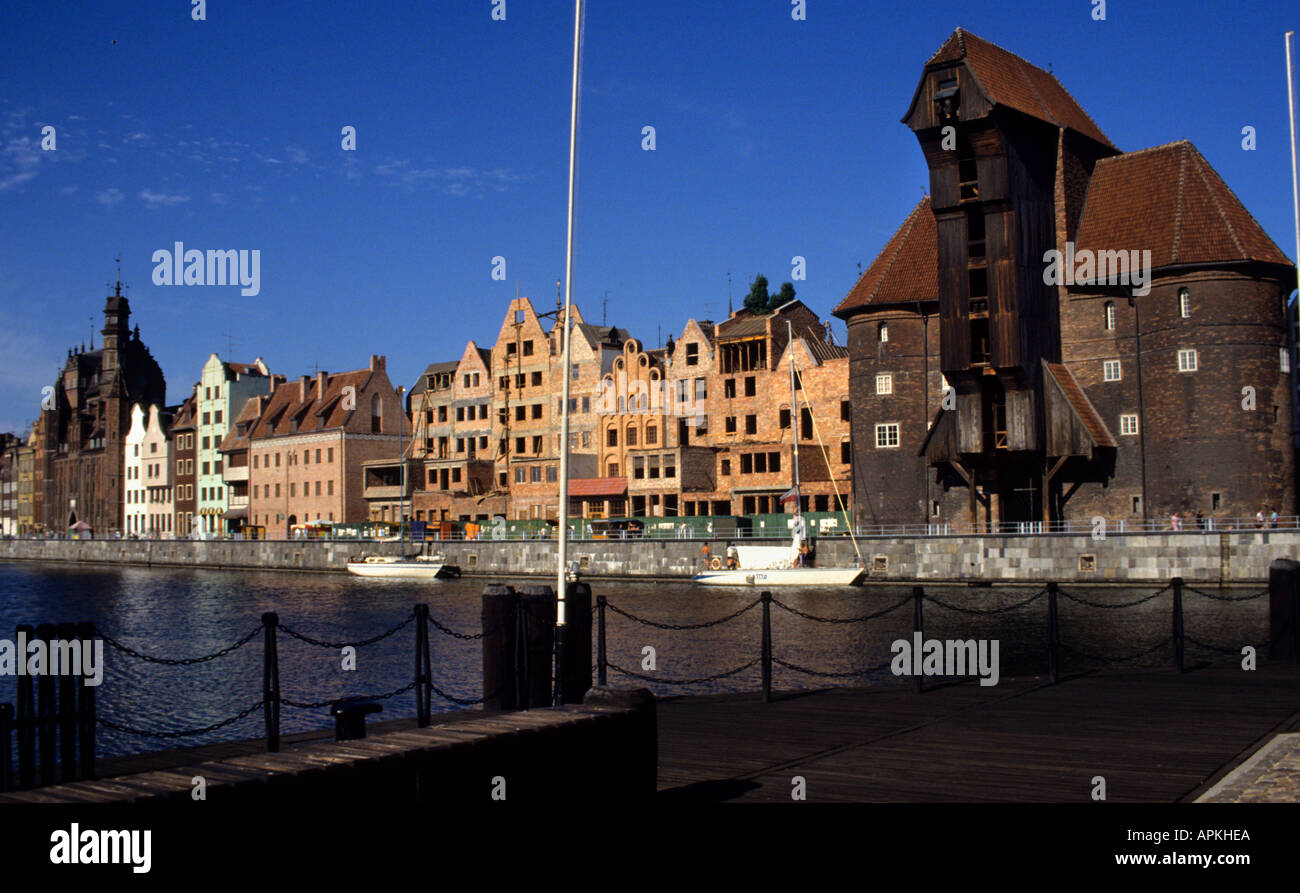 Gdansk Polish Town City Poland Harbor Port History Stock Photo - Alamy
