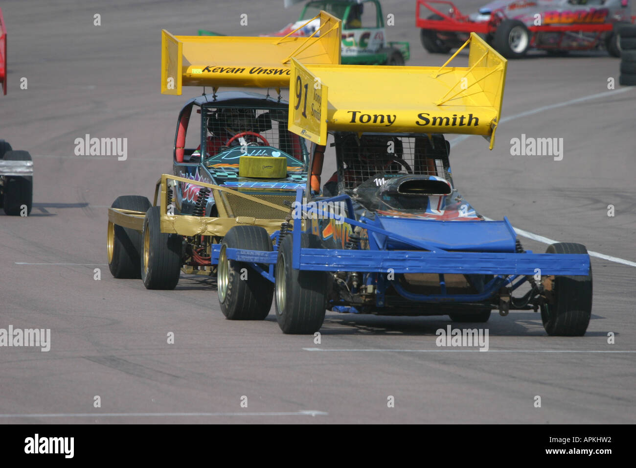 F1 Brisca race cars Stock Photo - Alamy