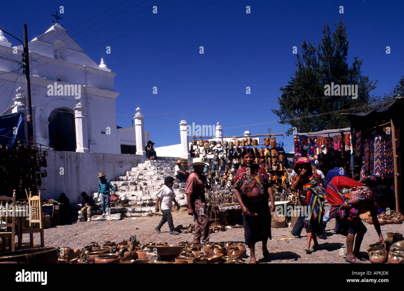 Chichicastenango Antigua Guatemala Church Catholic Santo Tomas Stock ...