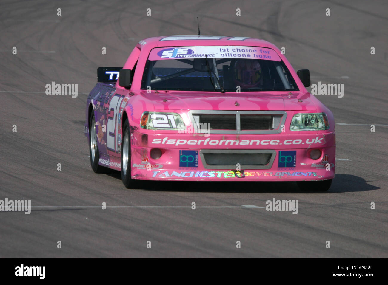 Racing pick up trucks Stock Photo - Alamy