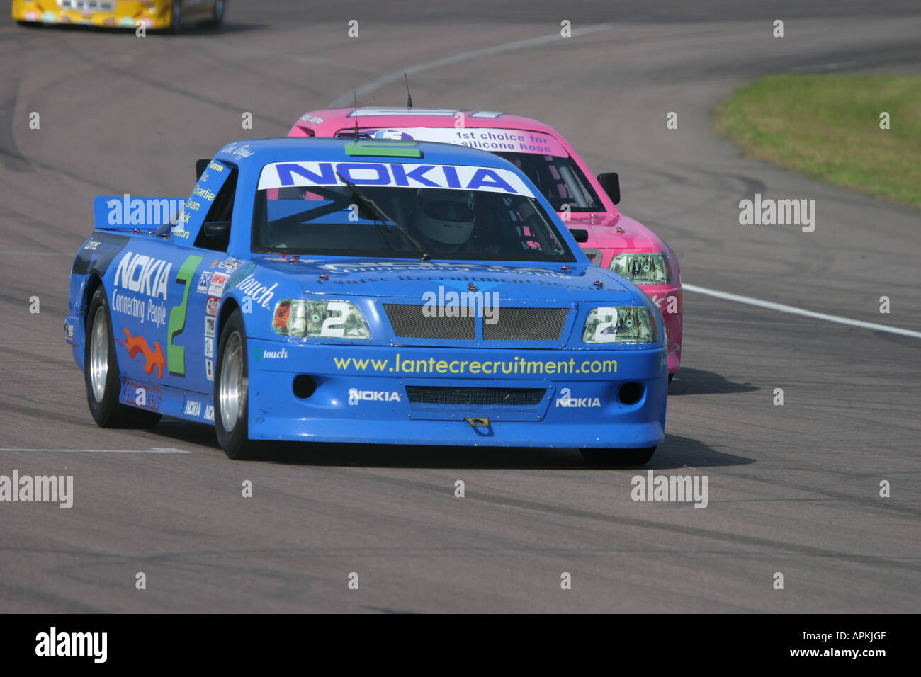 Racing pick up trucks Stock Photo - Alamy
