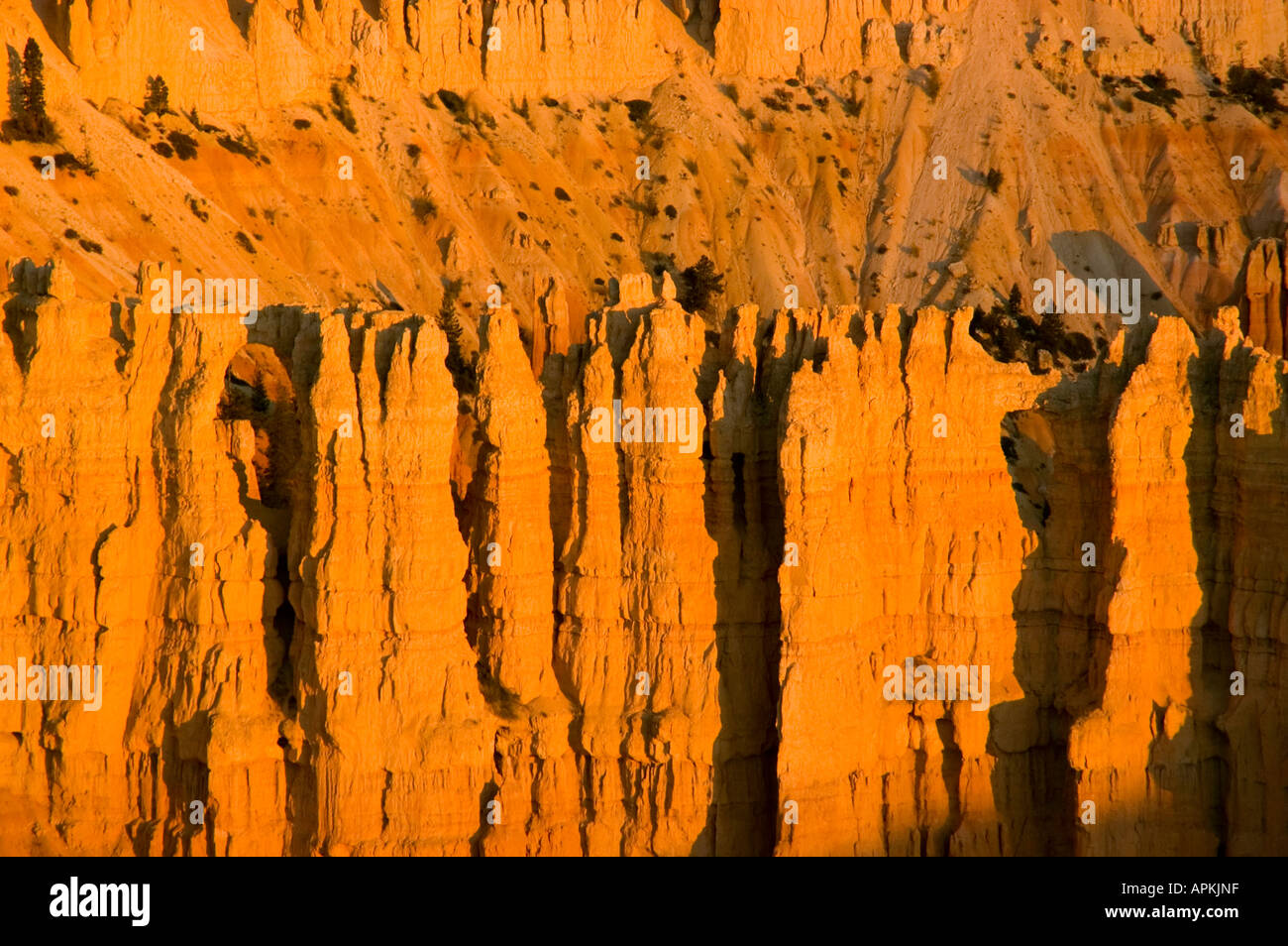 Bryce Canyon National Park Sunset Point Navajo Loop Trail erosion arid ...
