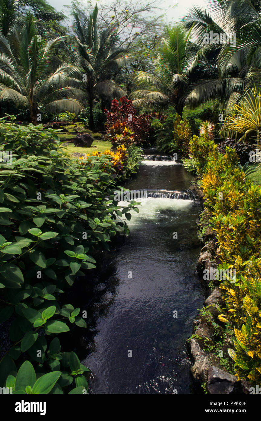 Costa Rica Countryside Waterfall Cascade River Stock Photo - Alamy