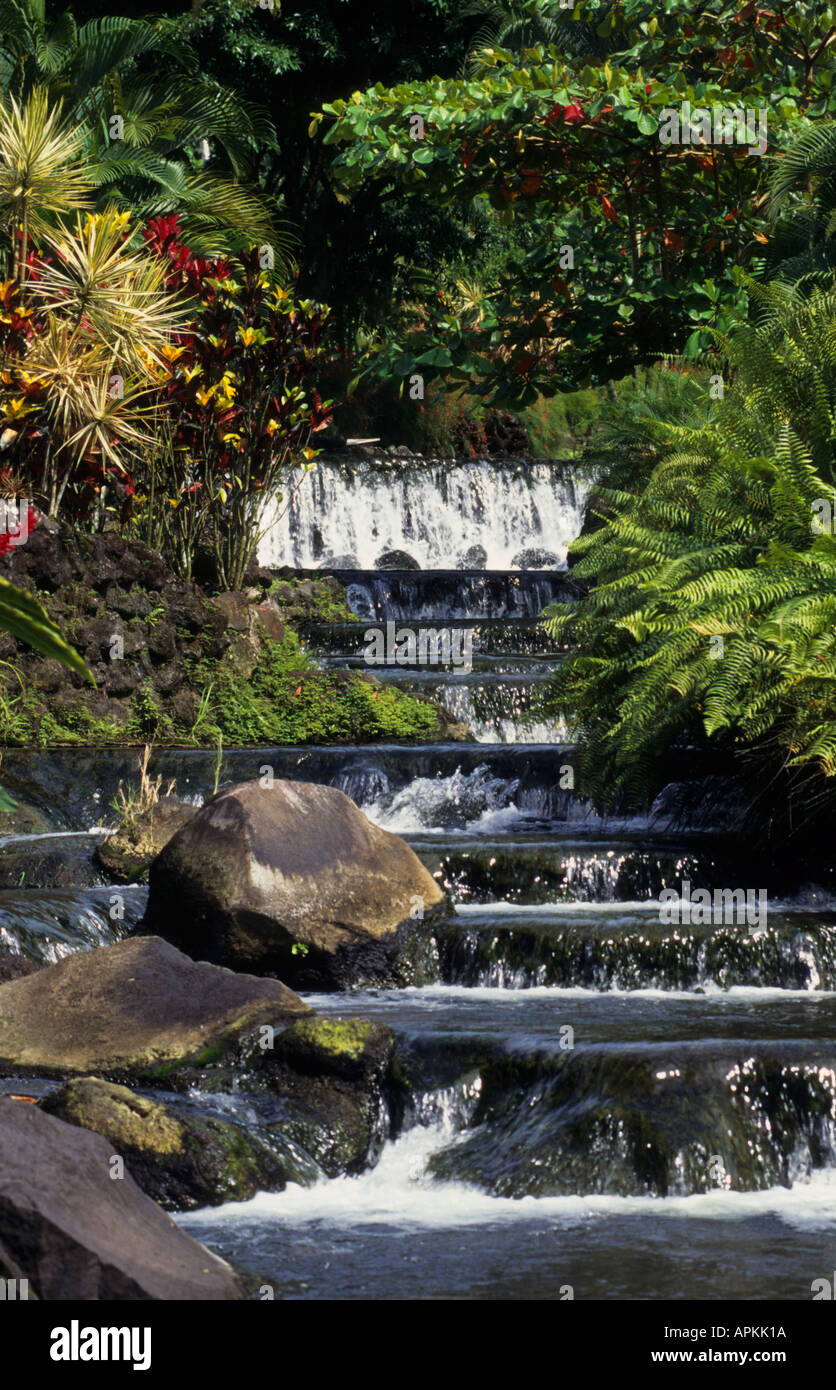 Costa Rica Countryside Waterfall Cascade River Stock Photo - Alamy