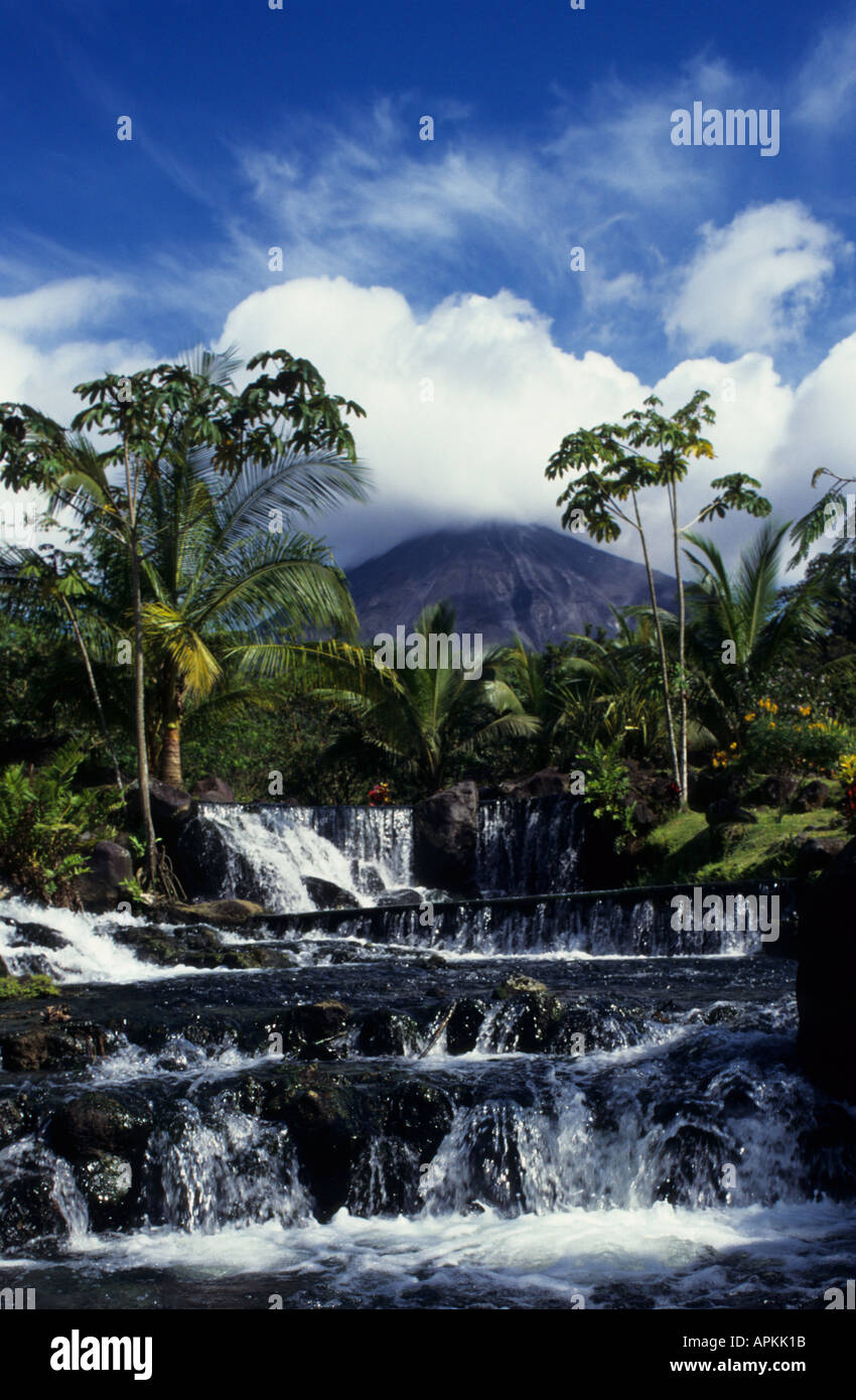 Costa Rica Countryside Waterfall Cascade River Stock Photo - Alamy