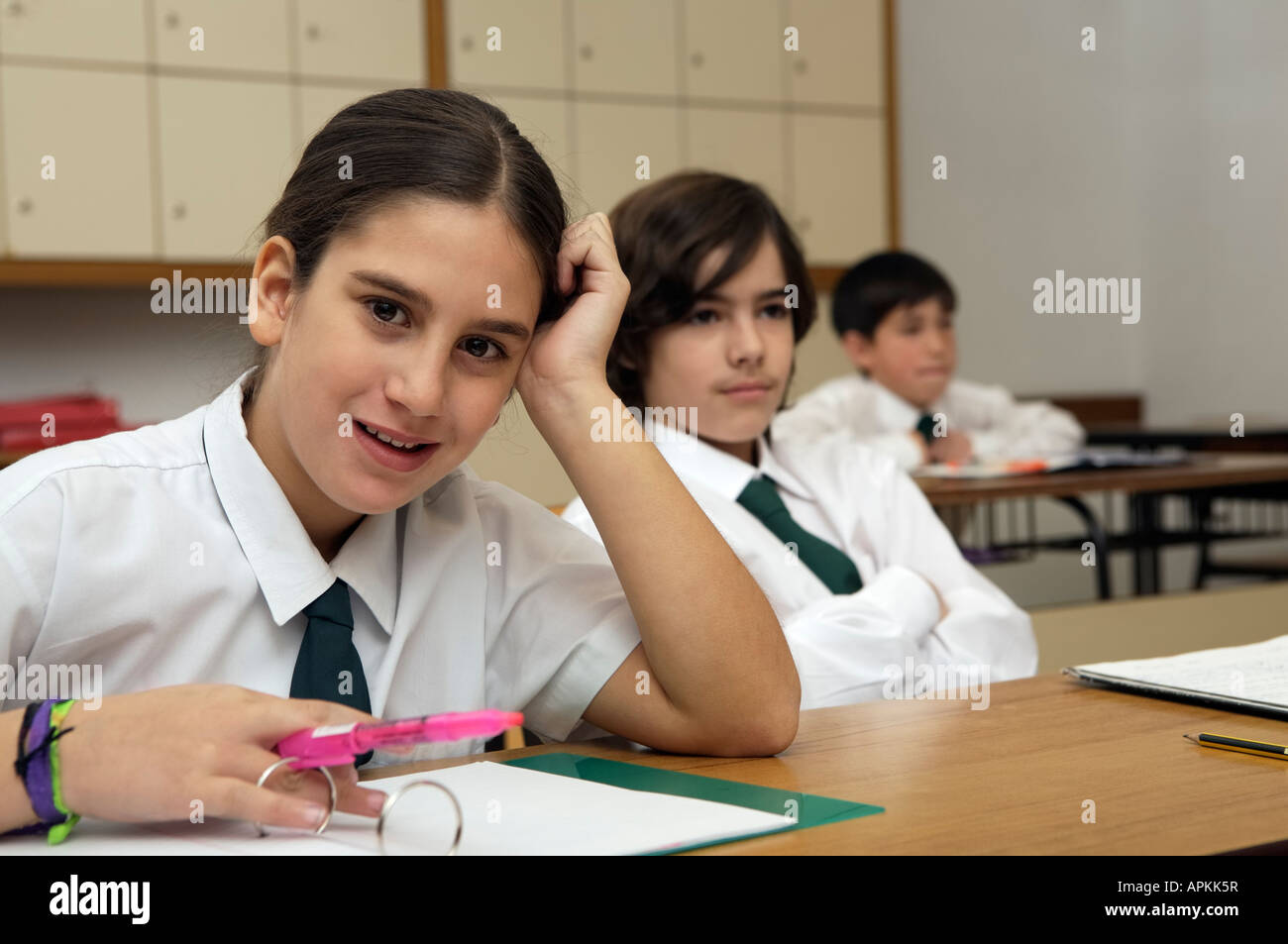 Students in classroom Stock Photo - Alamy