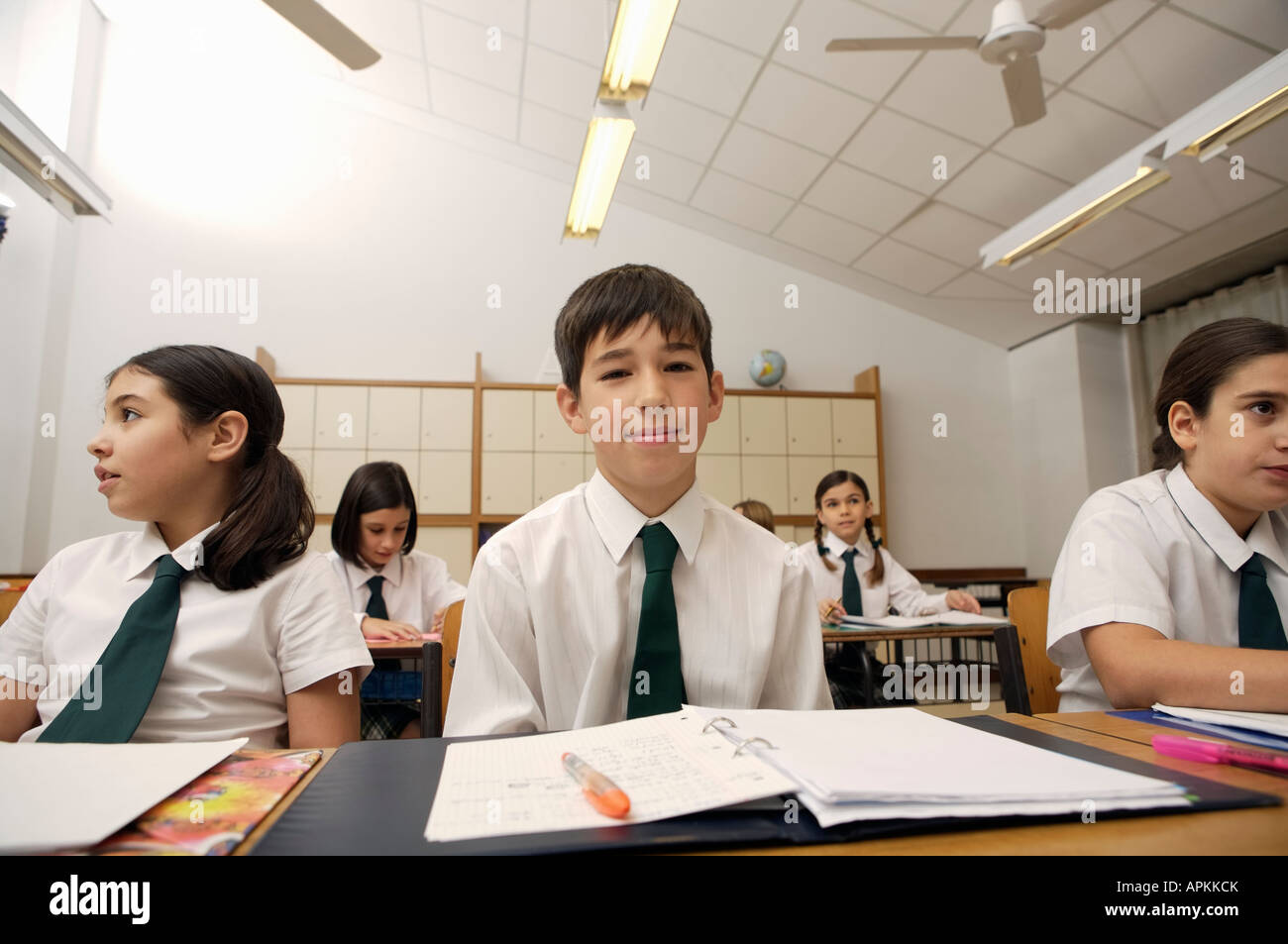 Students in classroom Stock Photo - Alamy