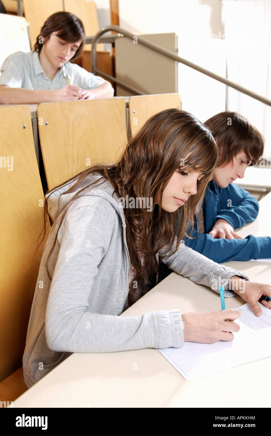 Students in classroom Stock Photo - Alamy