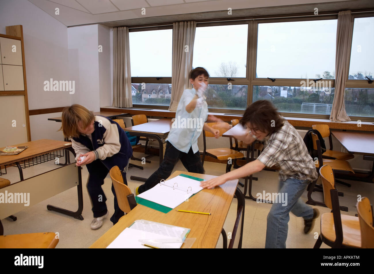 Students in classroom Stock Photo - Alamy