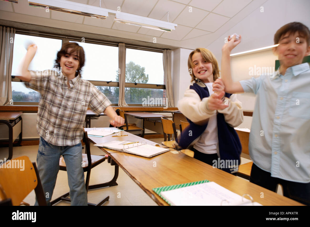 Students in classroom Stock Photo - Alamy