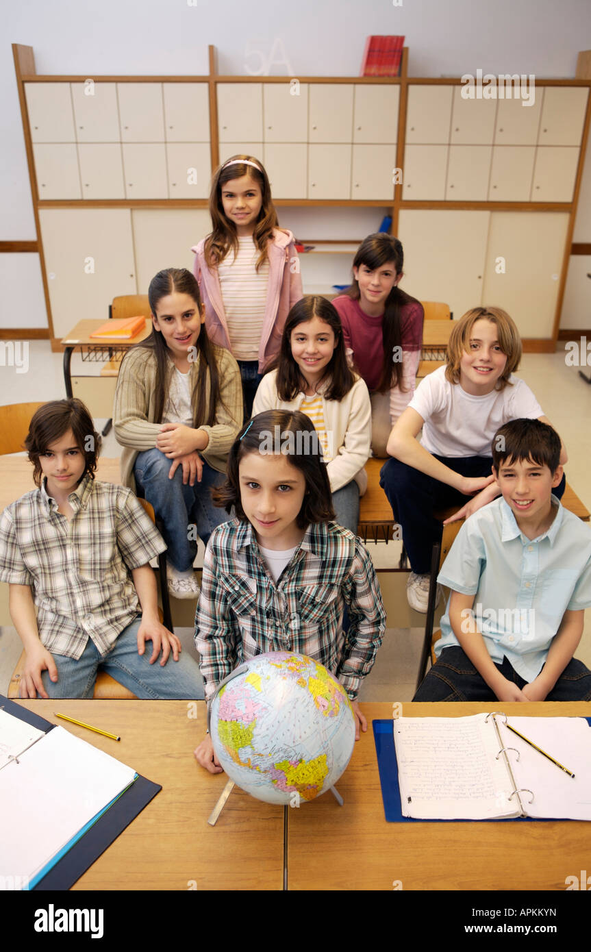 Students in classroom Stock Photo - Alamy