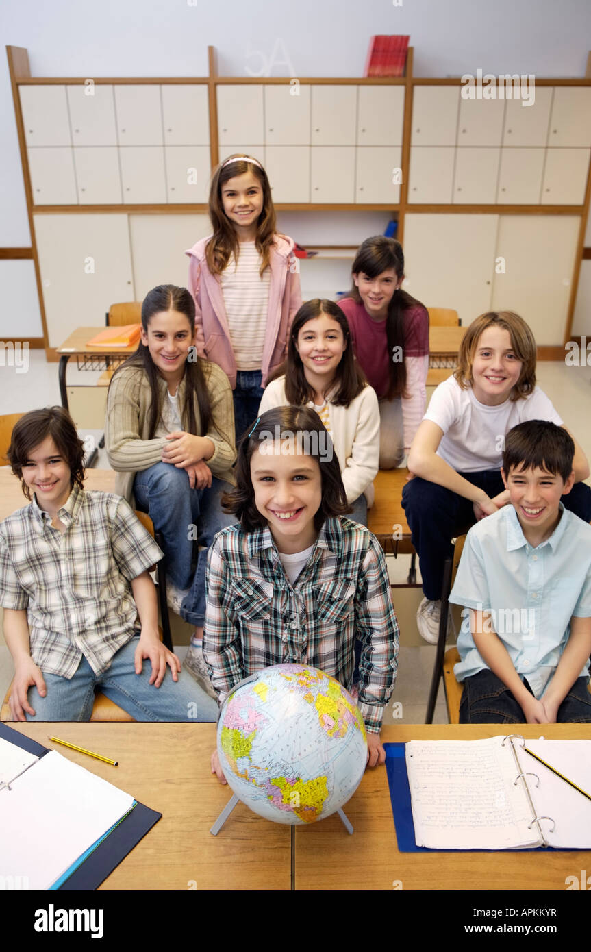 Students in classroom Stock Photo - Alamy