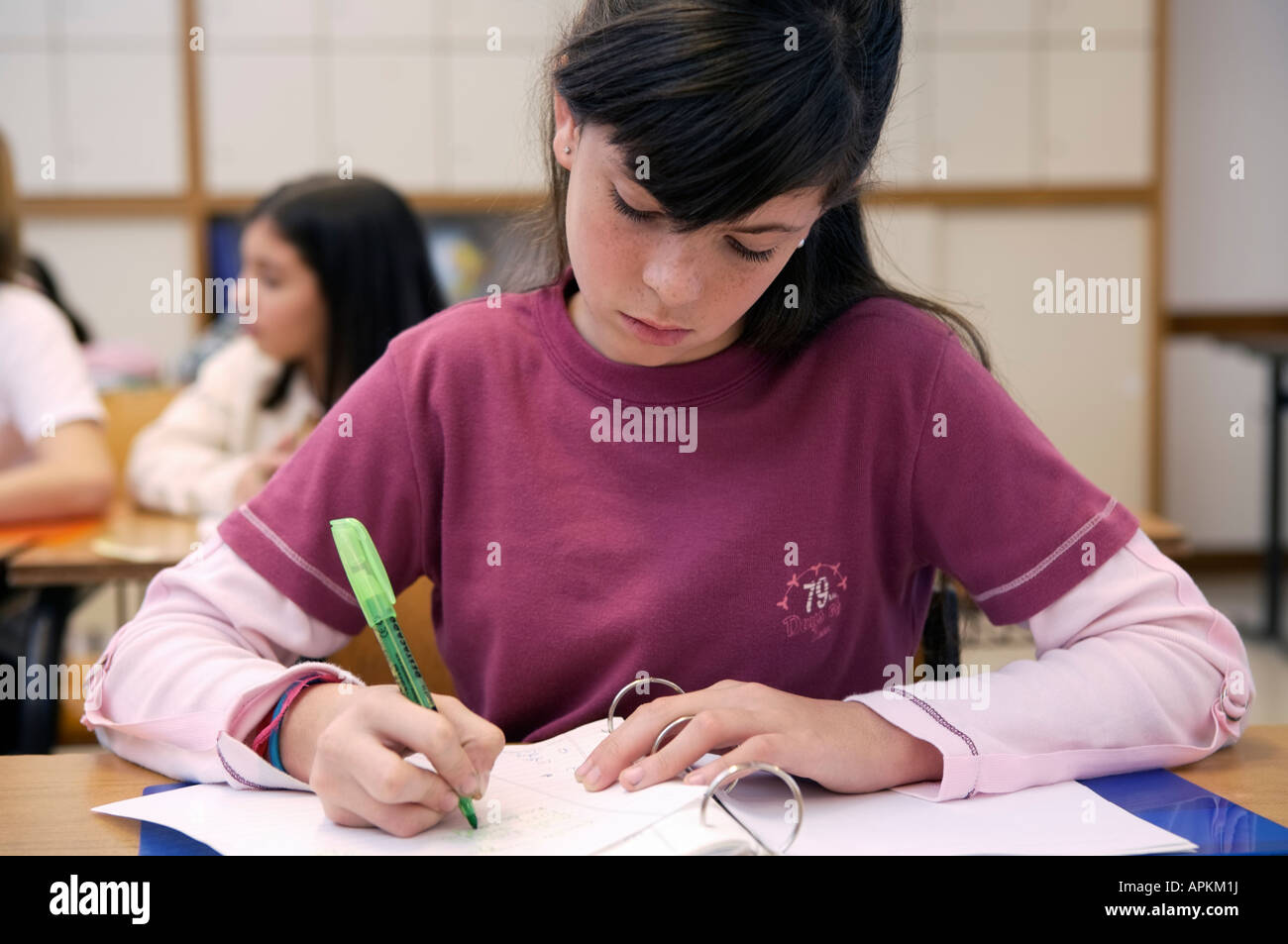 Shy student classroom hi-res stock photography and images - Alamy