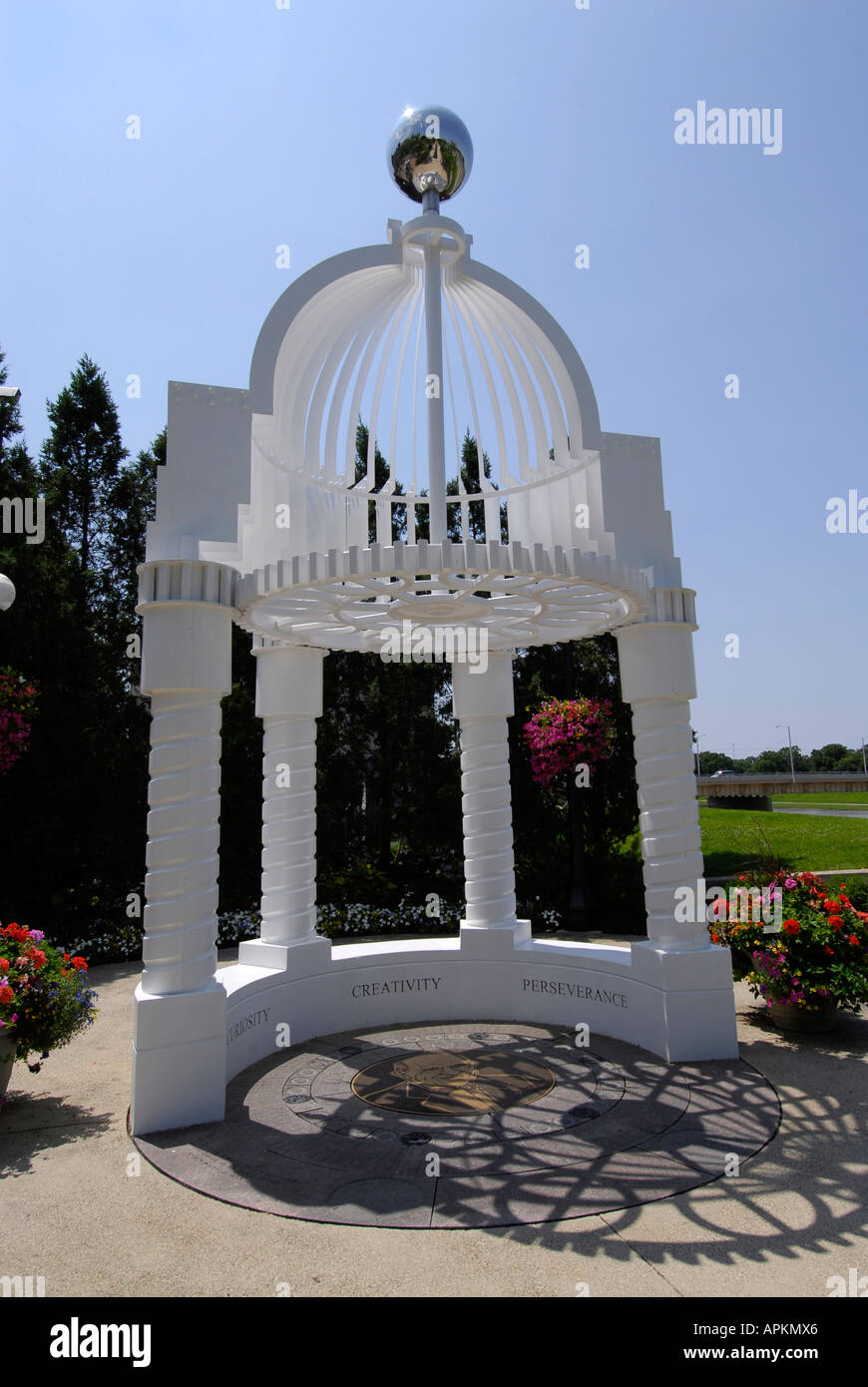 Van Cleve Park in the downtown area of the city of Dayton Ohio OH Stock ...