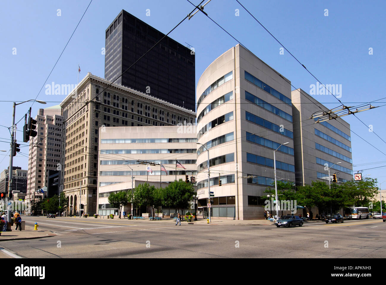 the city of Dayton Ohio OH downtown Stock Photo - Alamy