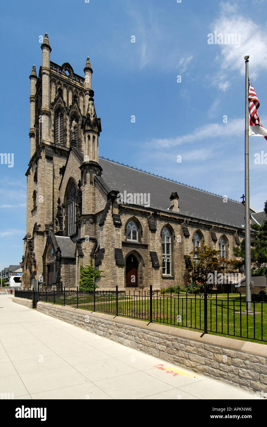 Historic Trinity Lutheran Church downtown Detroit Michigan Stock Photo ...