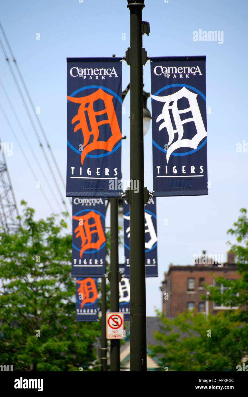 Comerica Ball Park home of the Detroit Tigers professional baseball ...