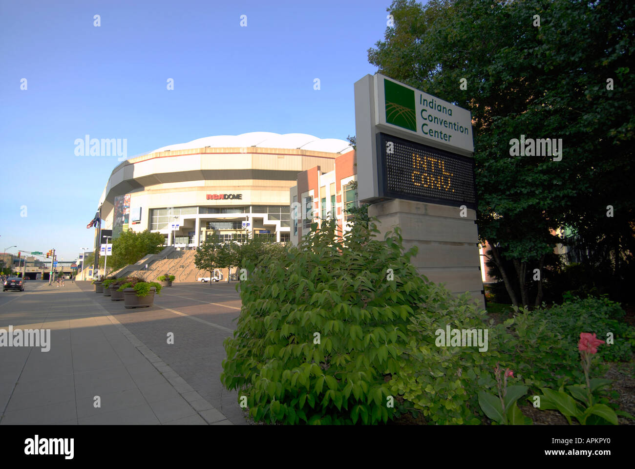 The Indiana Convention Center Indianapolis Indiana IN Stock Photo - Alamy