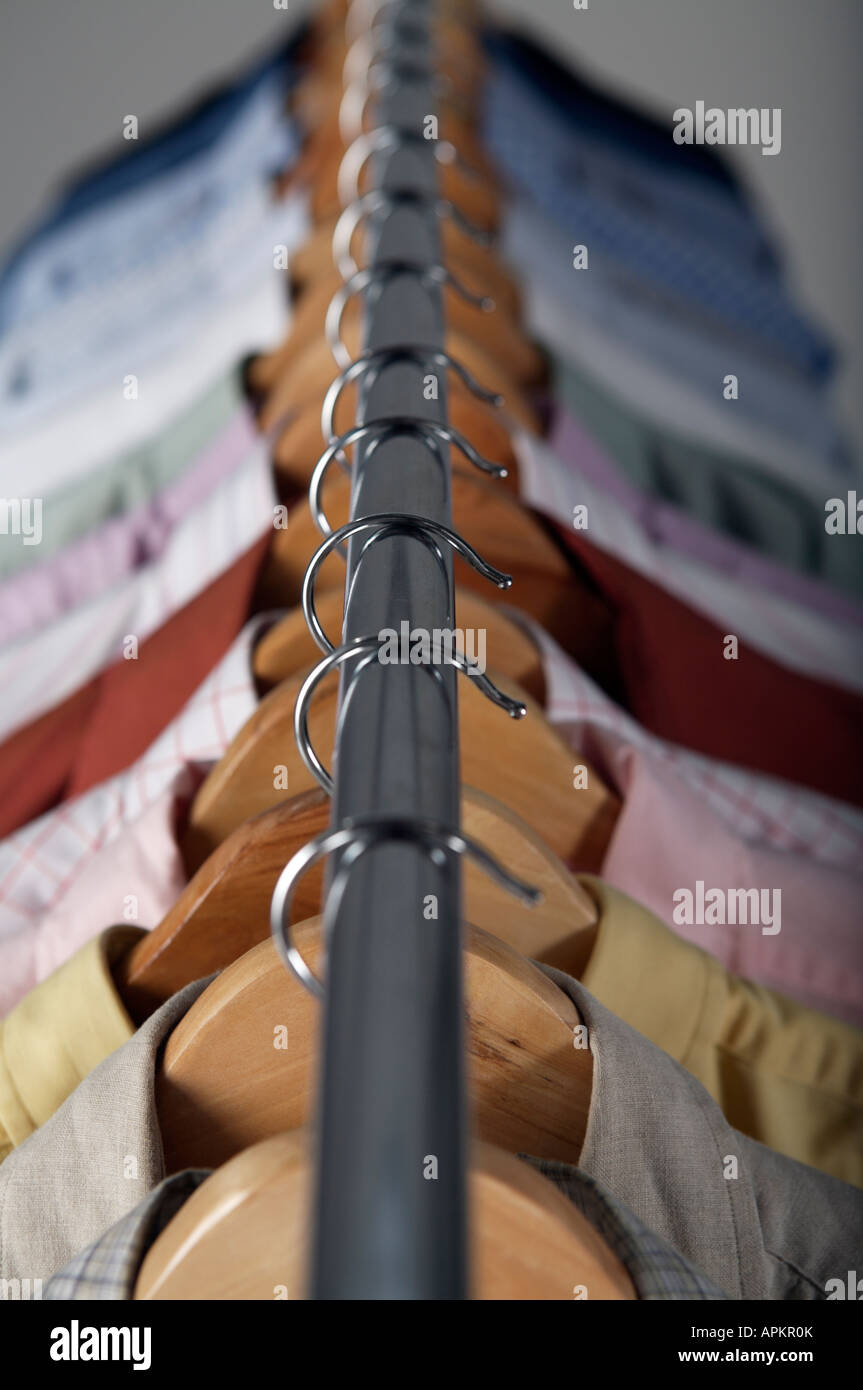 Clothing rack Stock Photo - Alamy
