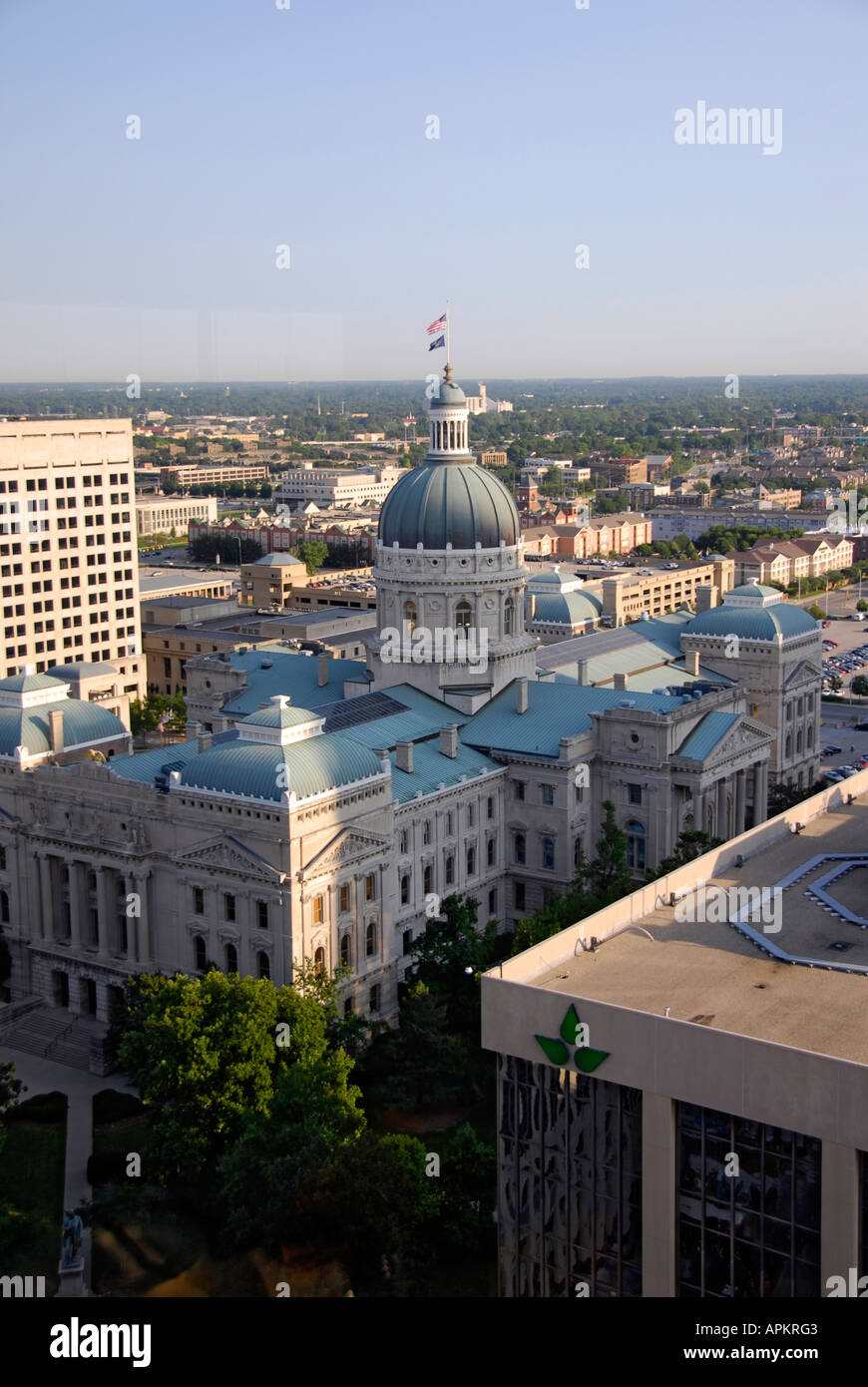 The State Capitol Building at Indianapolis Indiana IN Stock Photo - Alamy