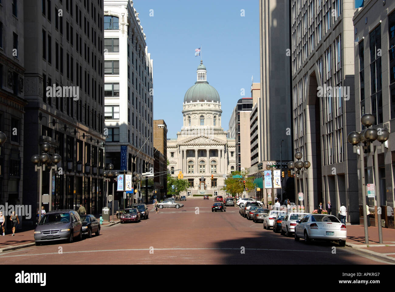The State Capitol Building at Indianapolis Indiana IN Stock Photo - Alamy