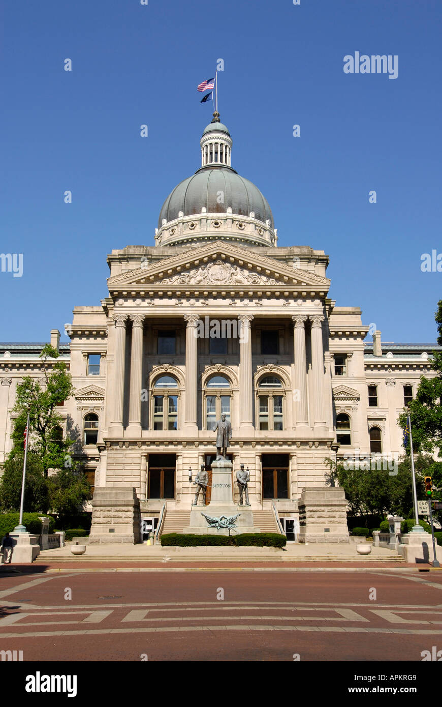 Indiana state capitol building in hi-res stock photography and images ...