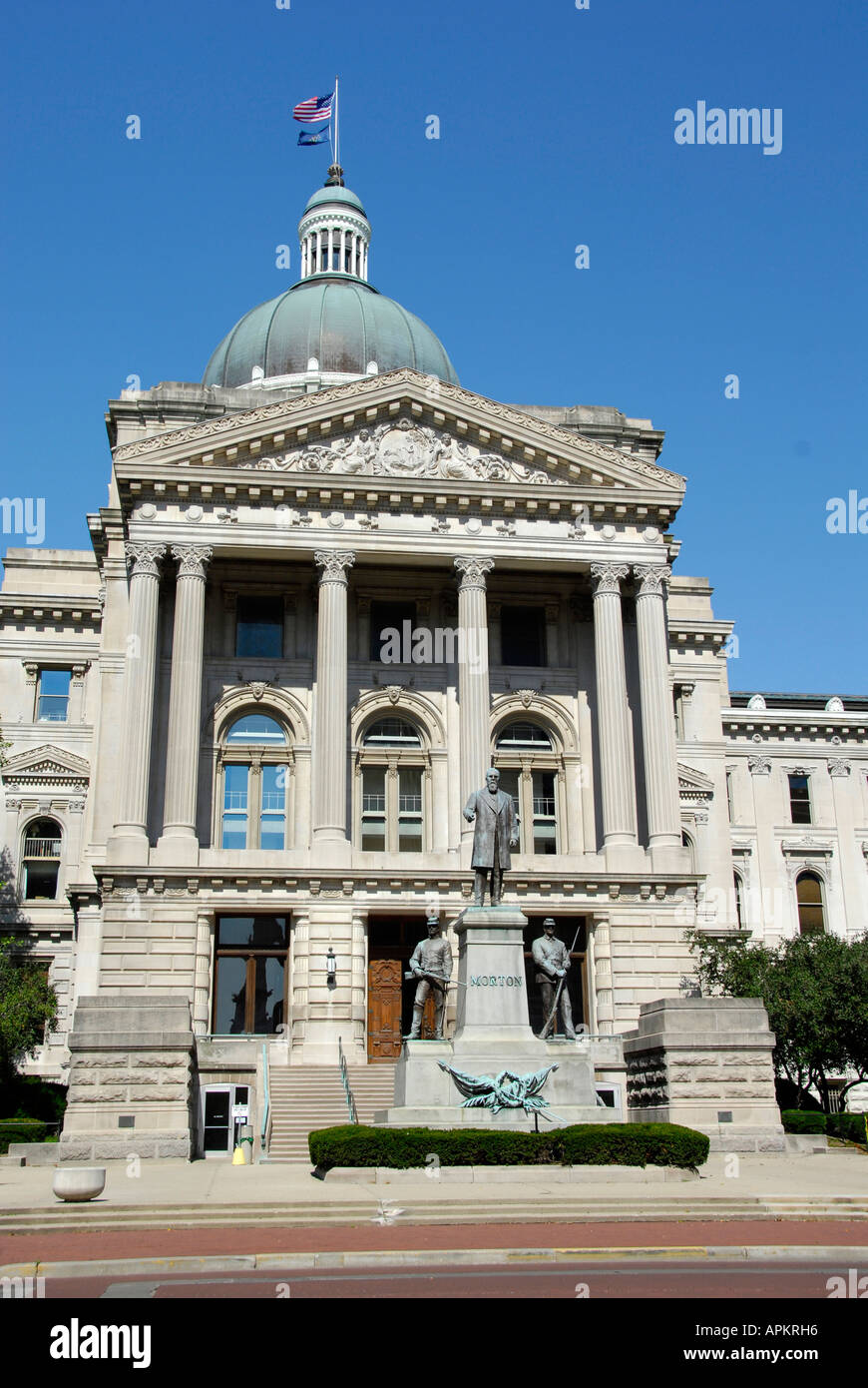 The State Capitol Building at Indianapolis Indiana IN Stock Photo - Alamy