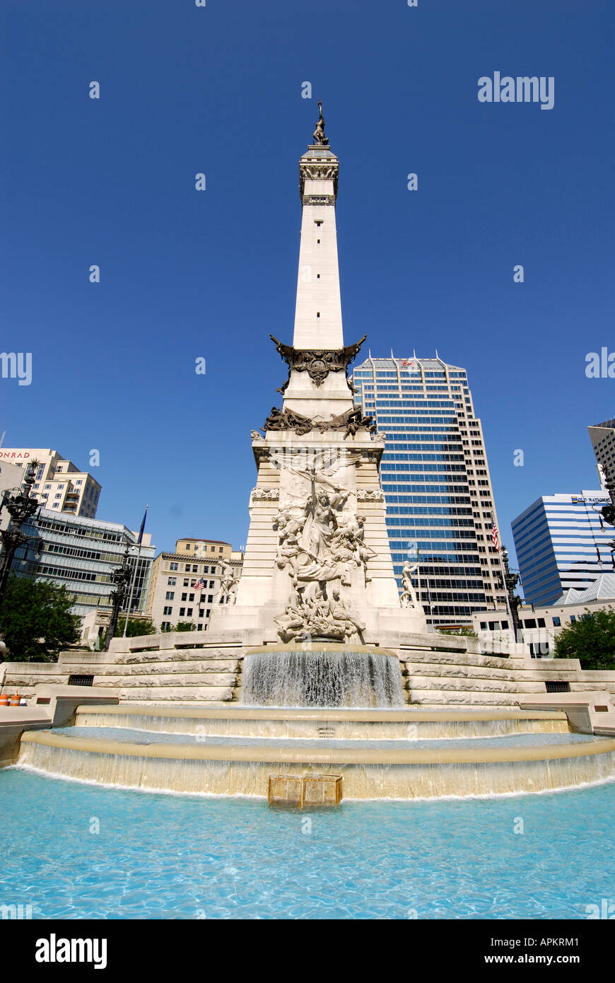 Indiana war monument hi-res stock photography and images - Alamy
