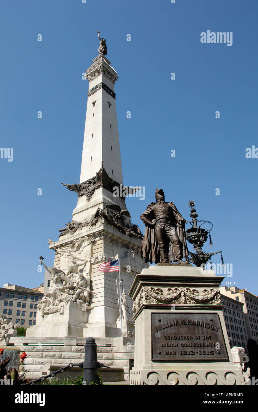 Indianapolis monument circle hi-res stock photography and images - Alamy