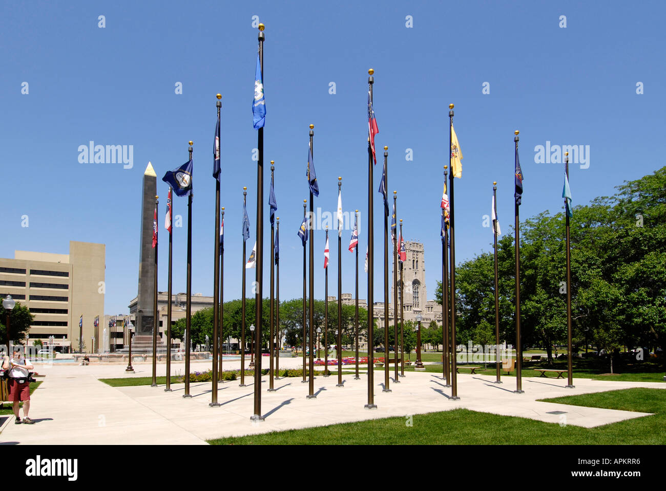 Historical flags of the united states hi-res stock photography and ...