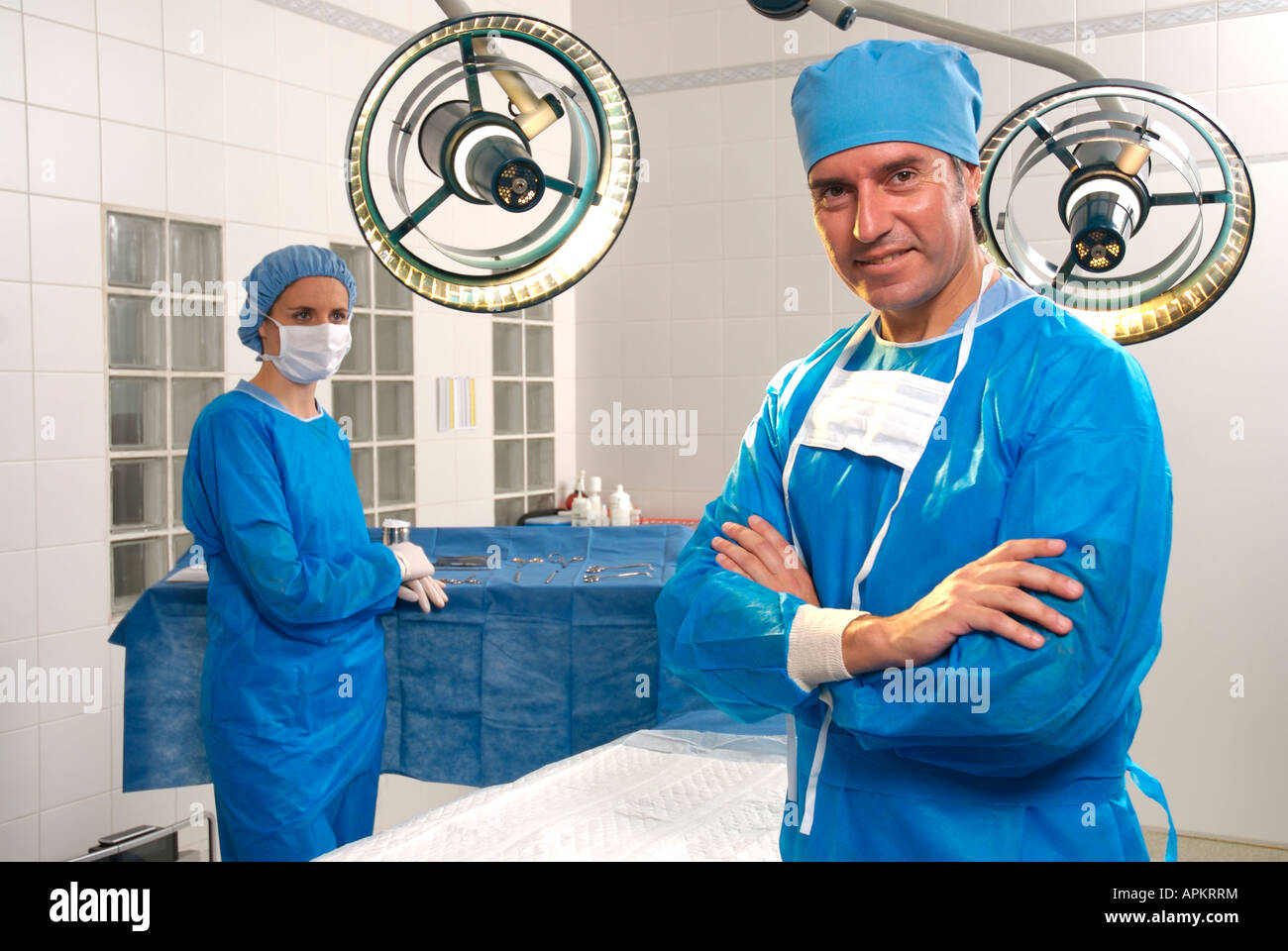 Doctors at surgery room Stock Photo - Alamy