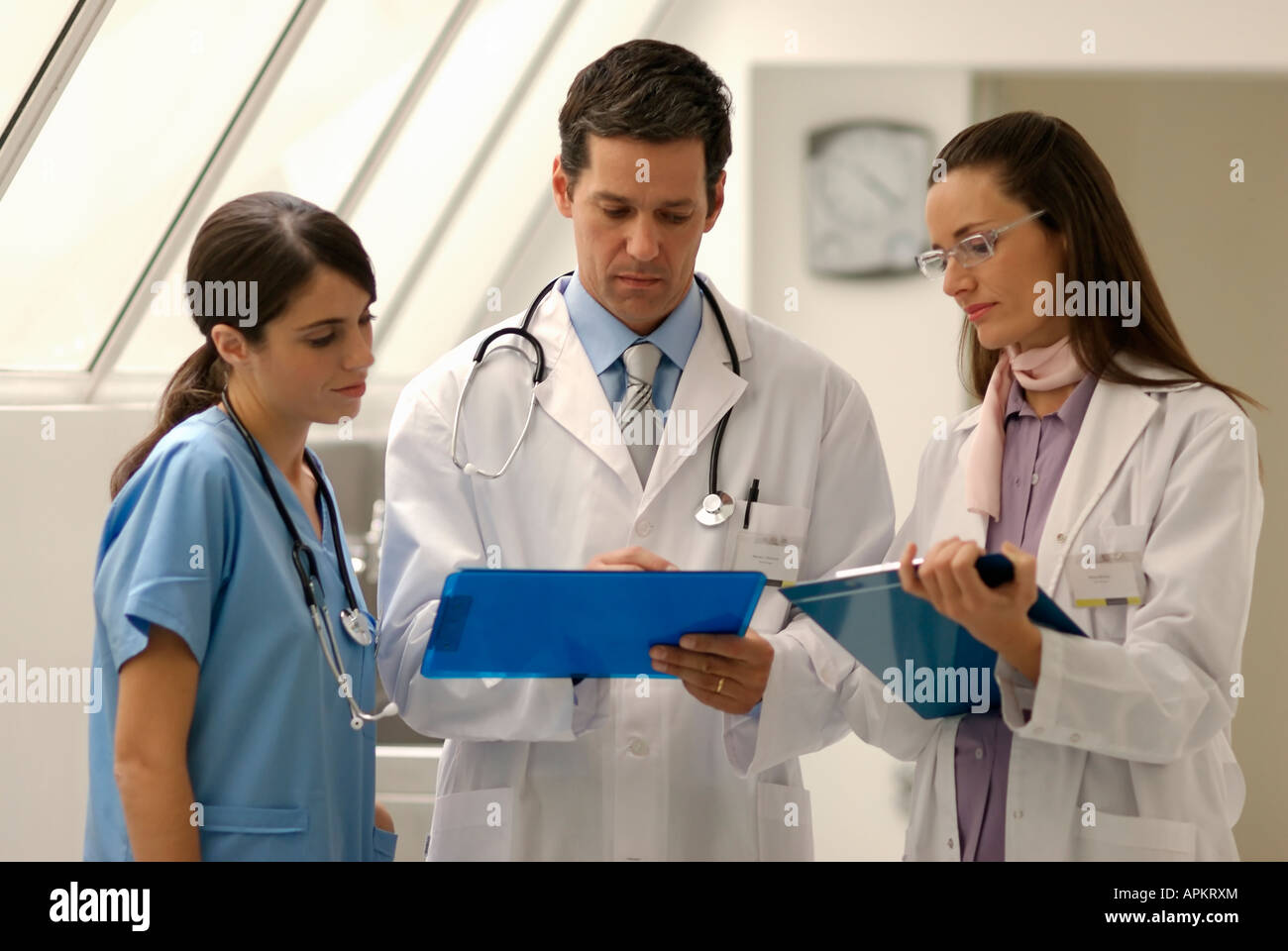 Doctors in hospital Stock Photo - Alamy