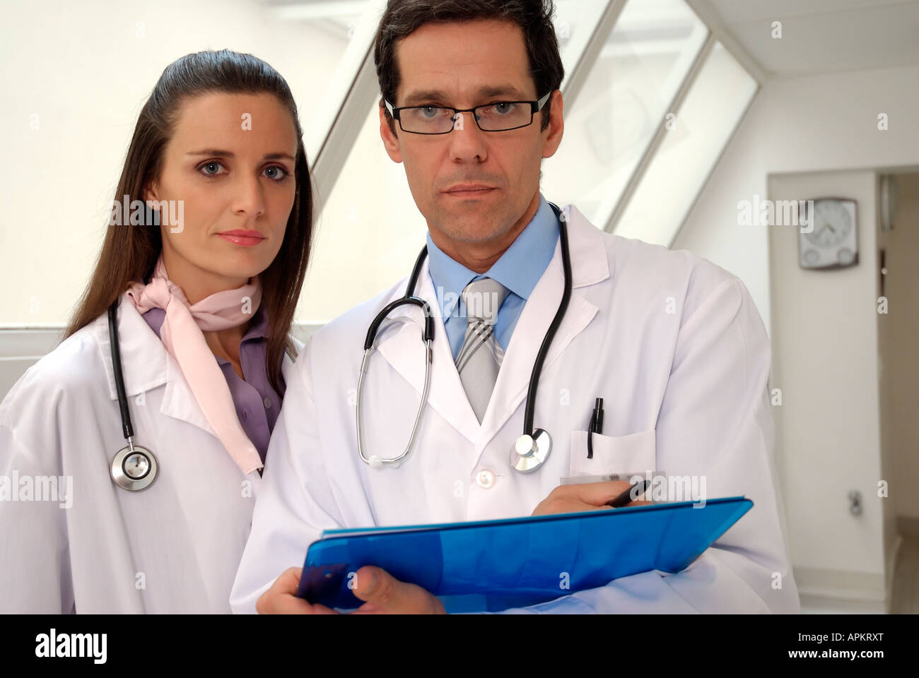 Doctors in hospital Stock Photo - Alamy