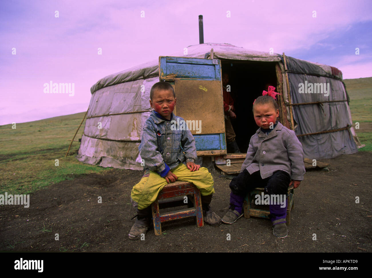 Mongolian children hi-res stock photography and images - Alamy