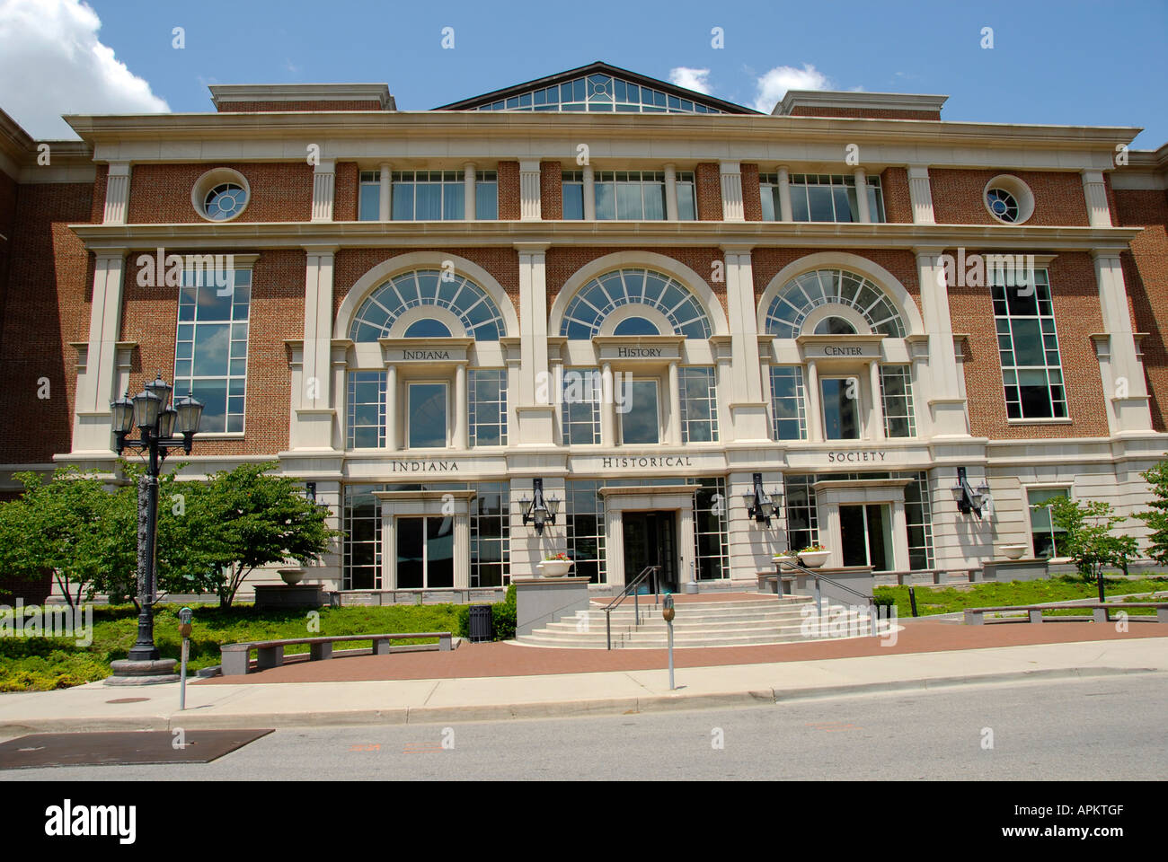 Indiana Historical Center downtown Indianapolis Indiana IN Stock Photo ...