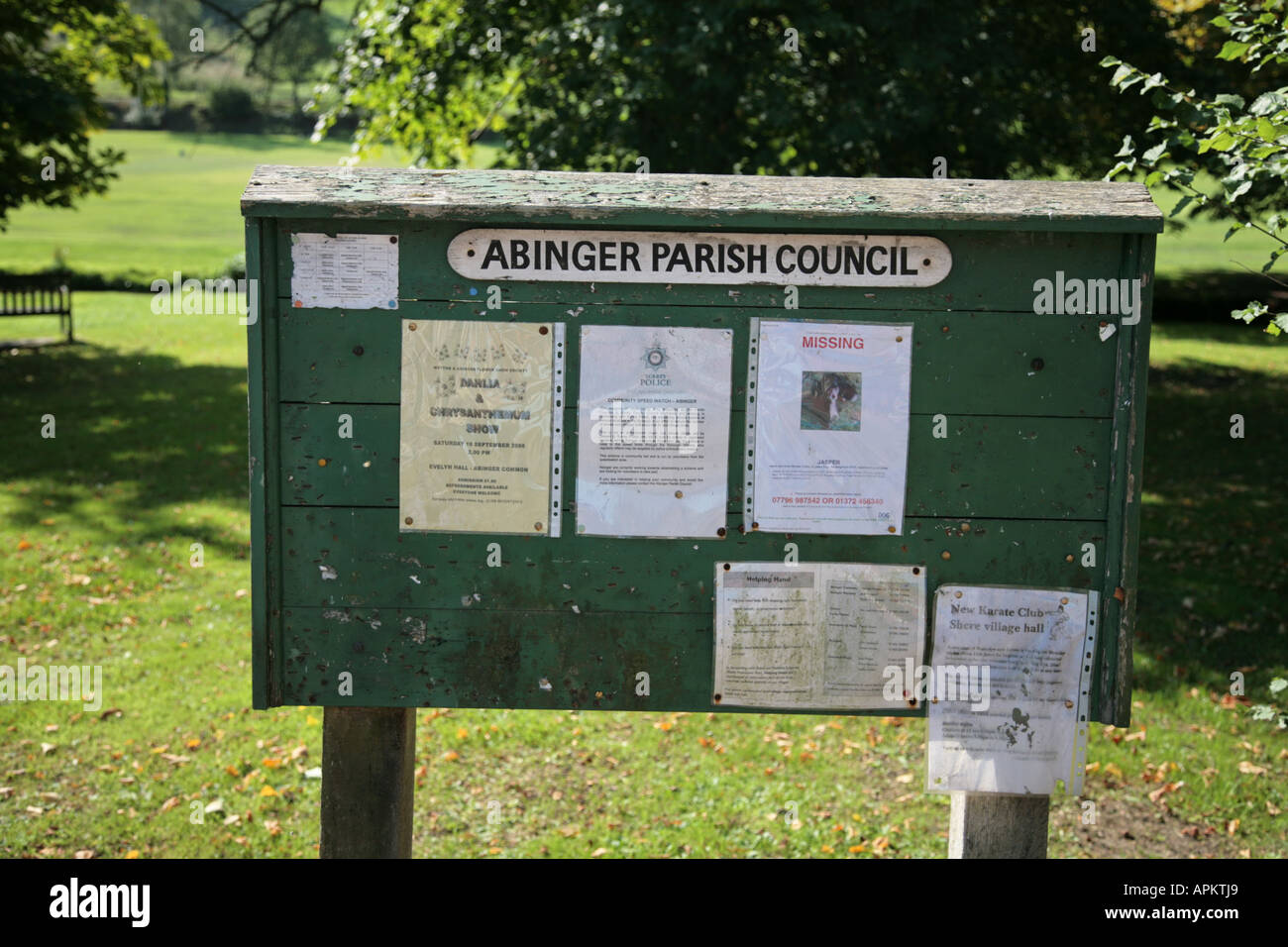 Parish council notice board hi-res stock photography and images - Alamy