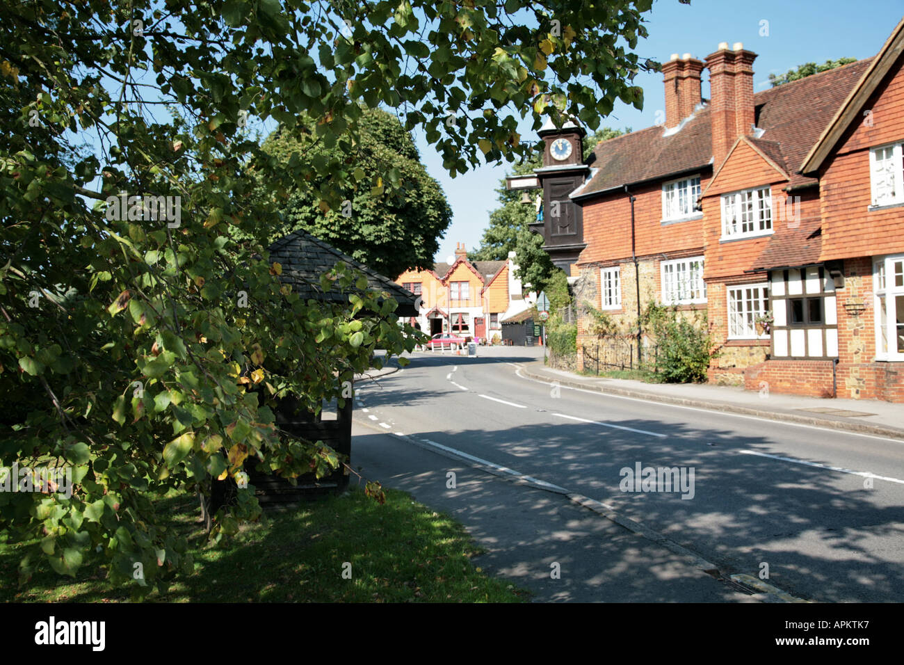 Abinger Hammer Village in Surrey Stock Photo - Alamy
