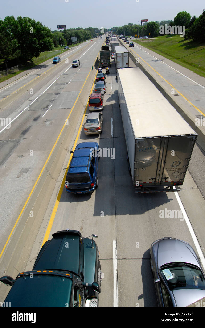 International border traffic jams Stock Photo - Alamy