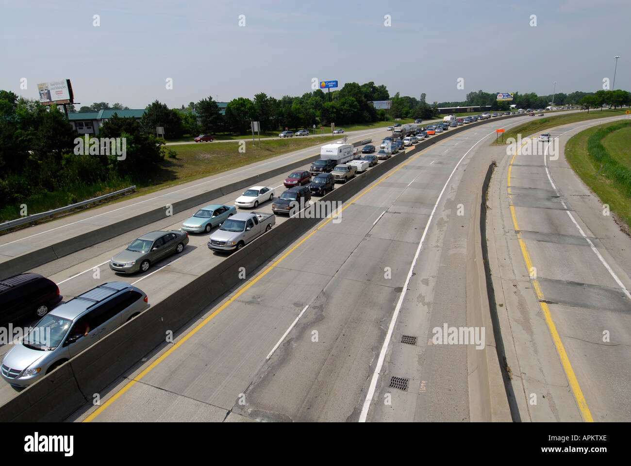 International border traffic jams Stock Photo - Alamy