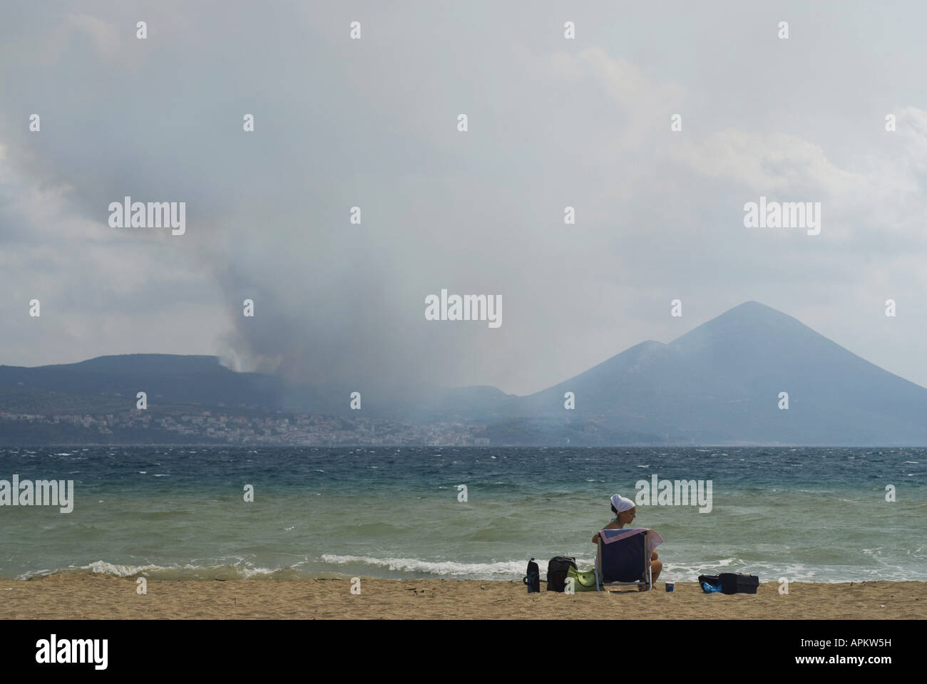 The burning city pylos hi-res stock photography and images - Alamy