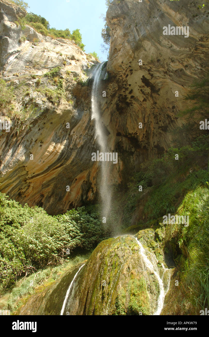 Gorges du Loup high waterfall Alpes Maritimes Provence France ...